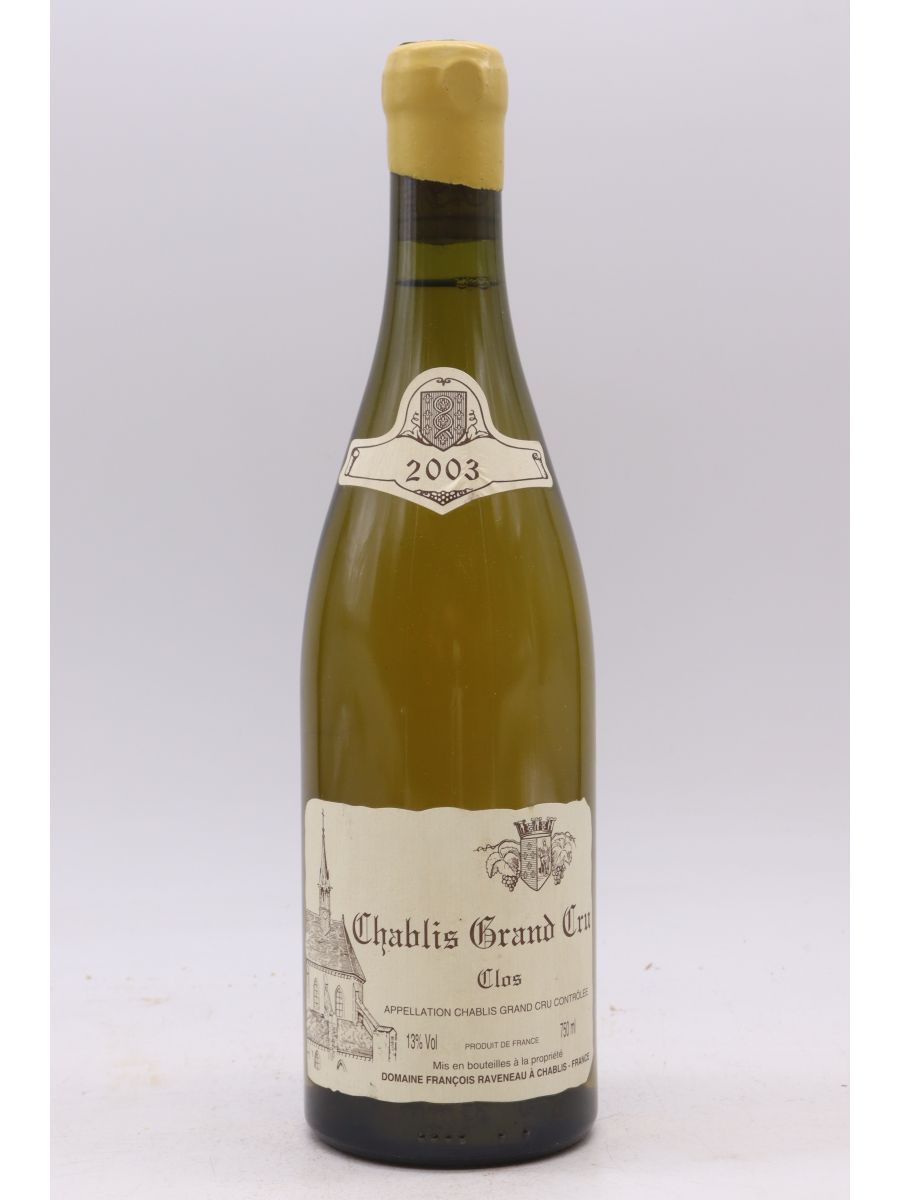 Raveneau Chablis Grand cru Les Clos 2003