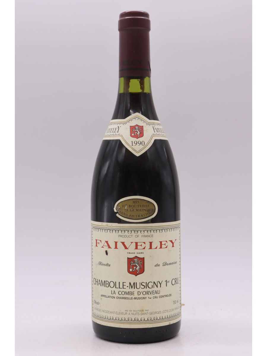 Faiveley Chambolle Musigny 1er cru La Combe D'Orveau 1990