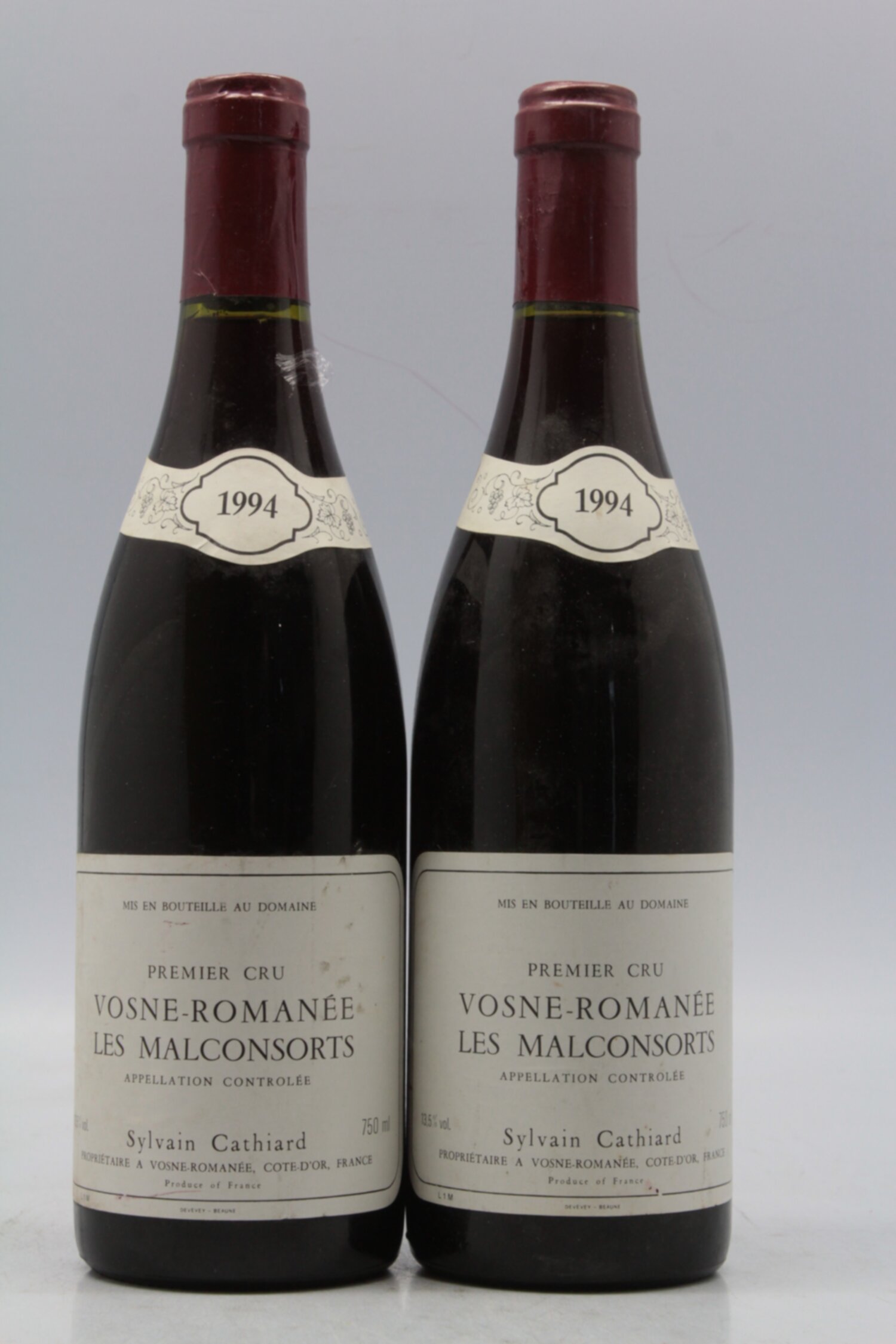 Sylvain Cathiard Vosne Romanée 1er cru Aux Malconsorts 1994 - VINS ...