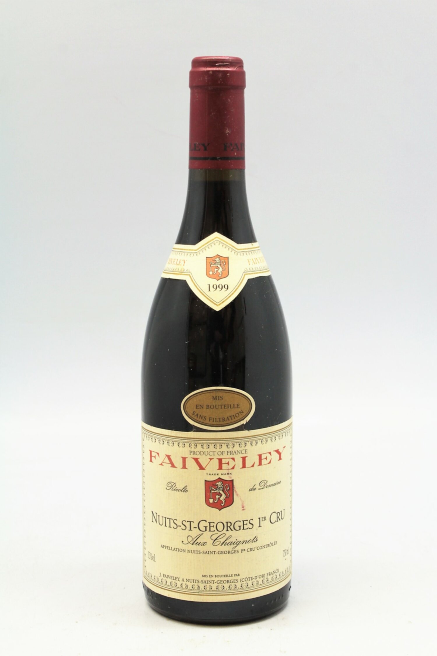 Faiveley Nuits Saint Georges 1er cru Aux Chaignots 1999 - VINS & MILLESIMES