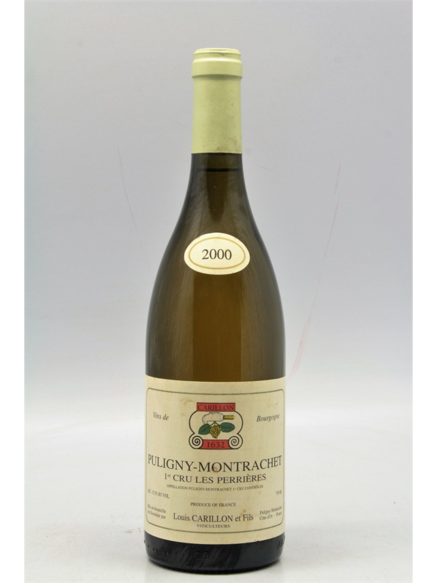 Louis Carillon Puligny Montrachet 1er cru Perrières 2000