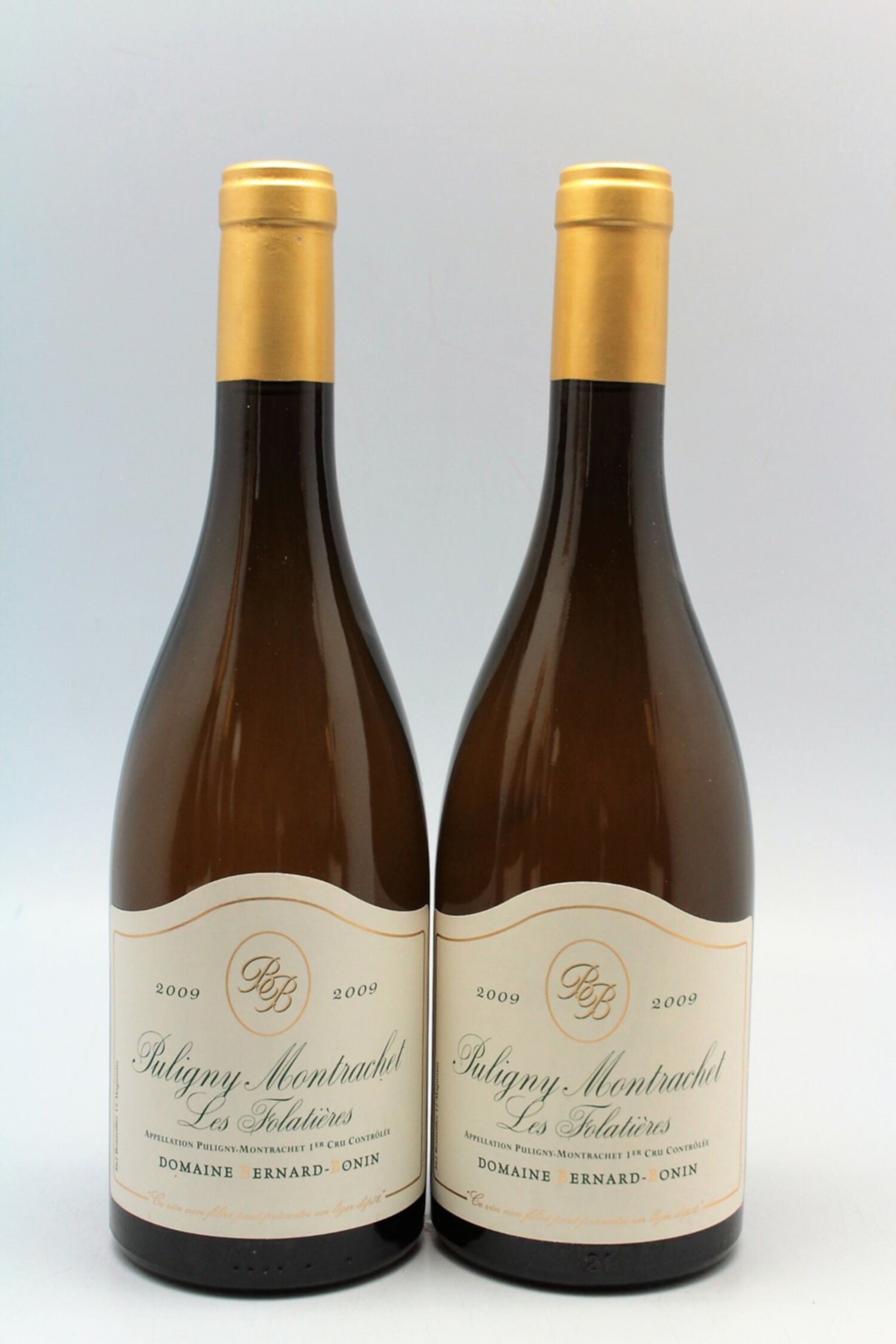 Bernard Bonin Puligny Montrachet 1er cru Folatières 2009 - VINS ...