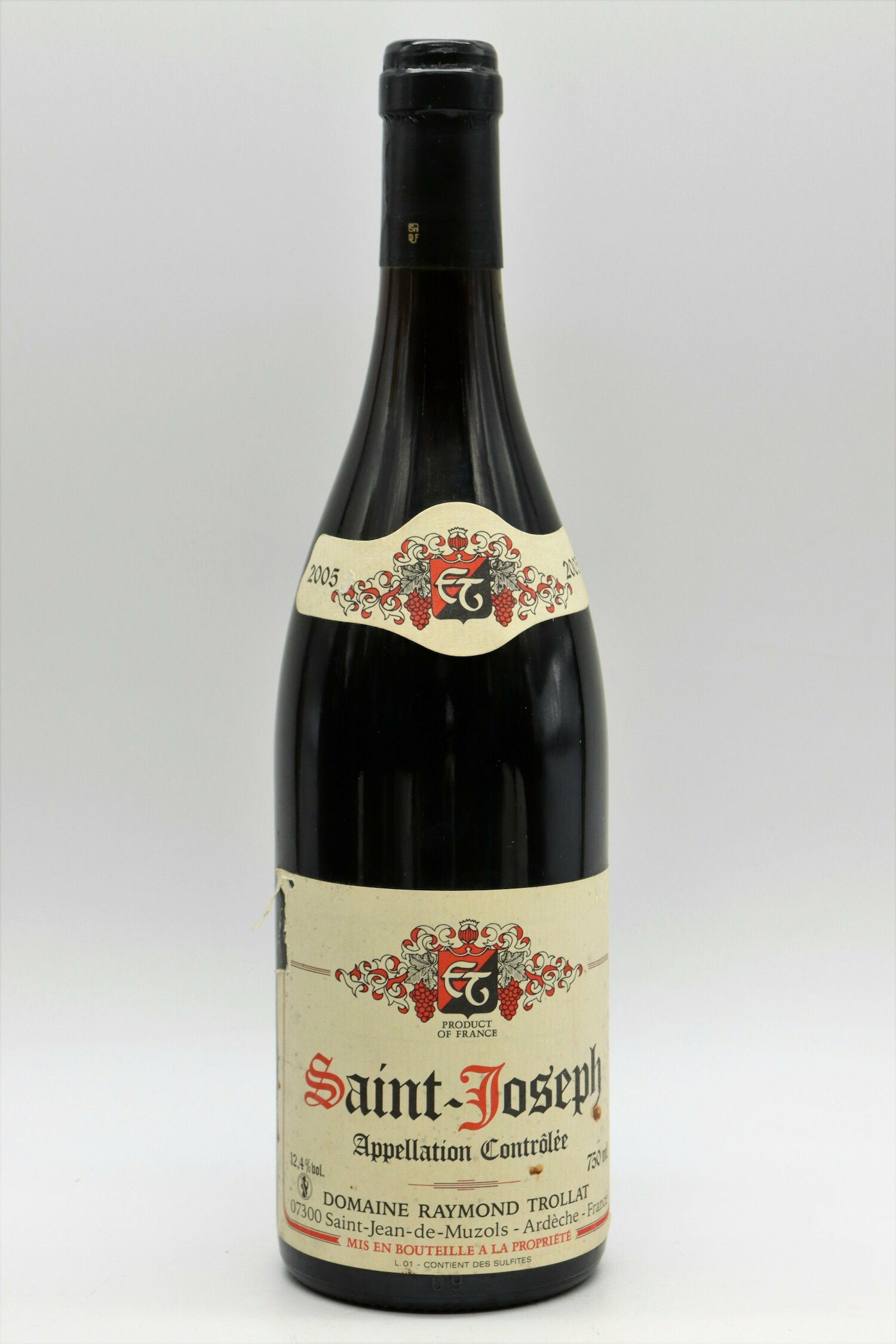 Raymond Trollat Saint Joseph 2005 - VINS & MILLESIMES